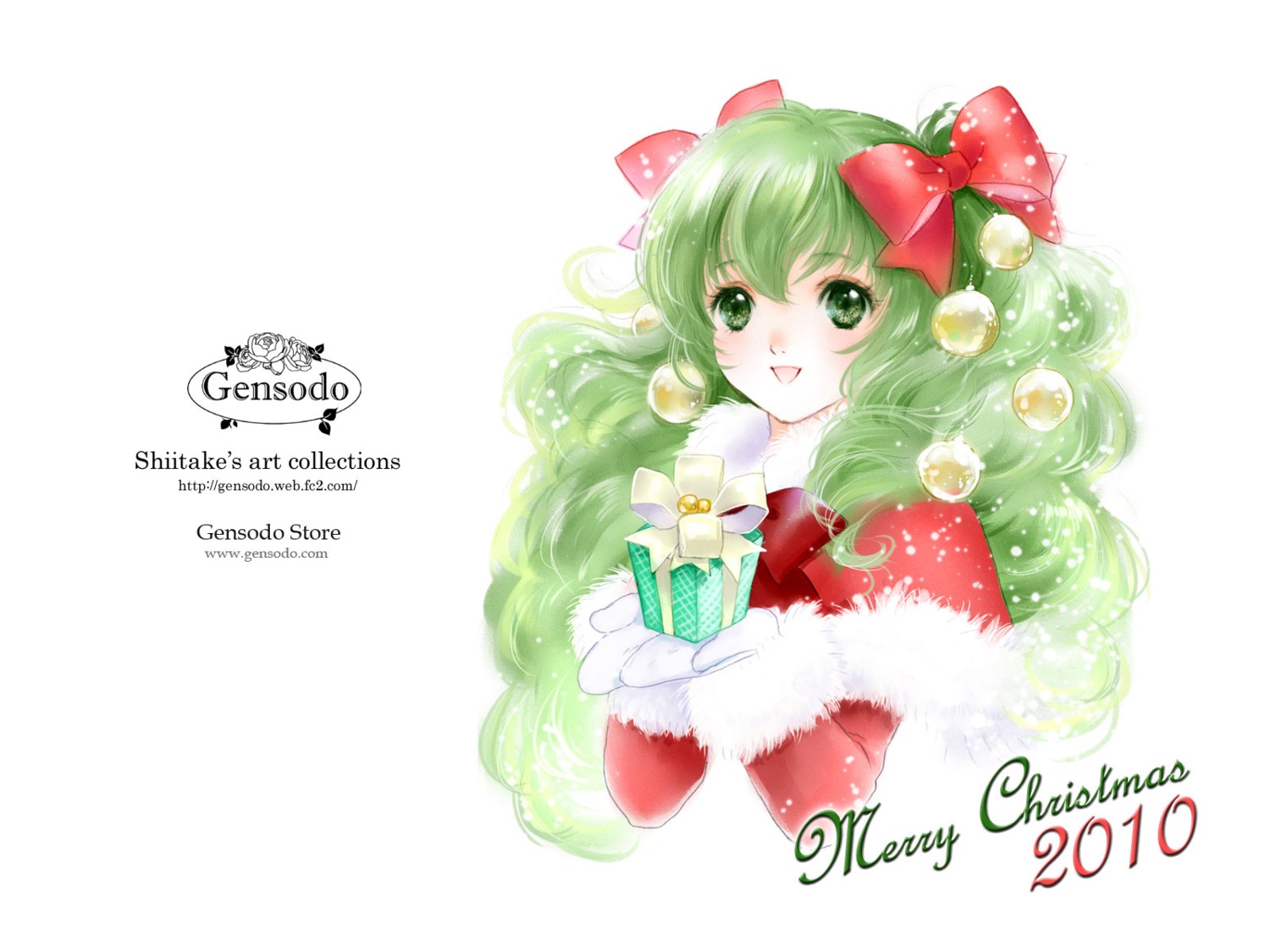 gensoudou shiitake christmas | #291236 | yande.re
